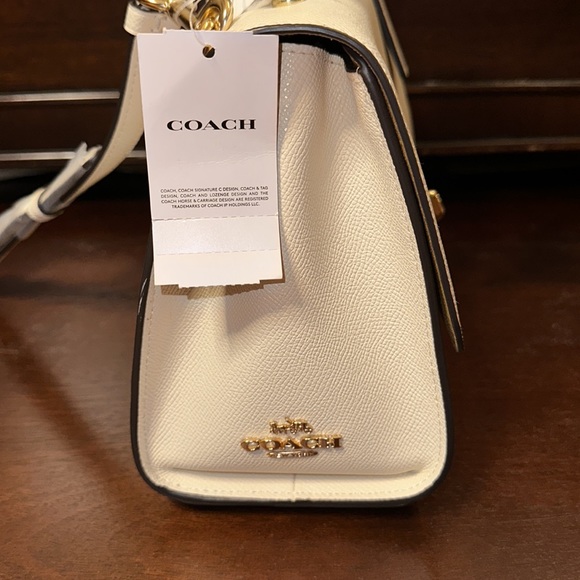 Coach | Bags | Coach Tilly Top Handle Satchel Cream Color | Poshmark